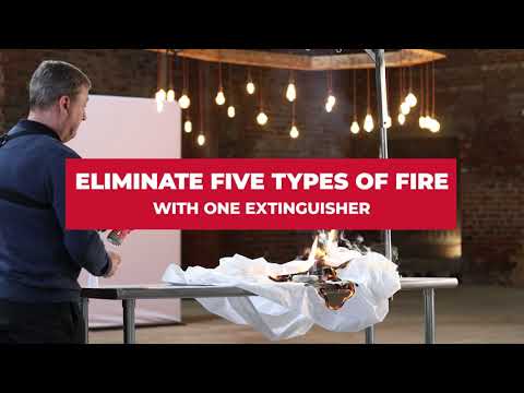 StaySafe 5-in-1 Fire Extinguisher In Action