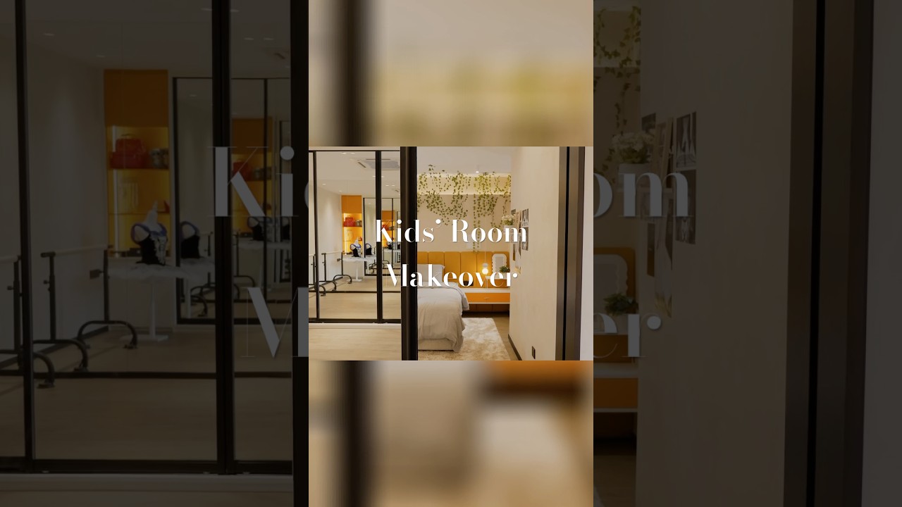 Epic Kids’ Room Makeover! Dance Studio Included! #interiordesign #moderndesign #nuinfinity