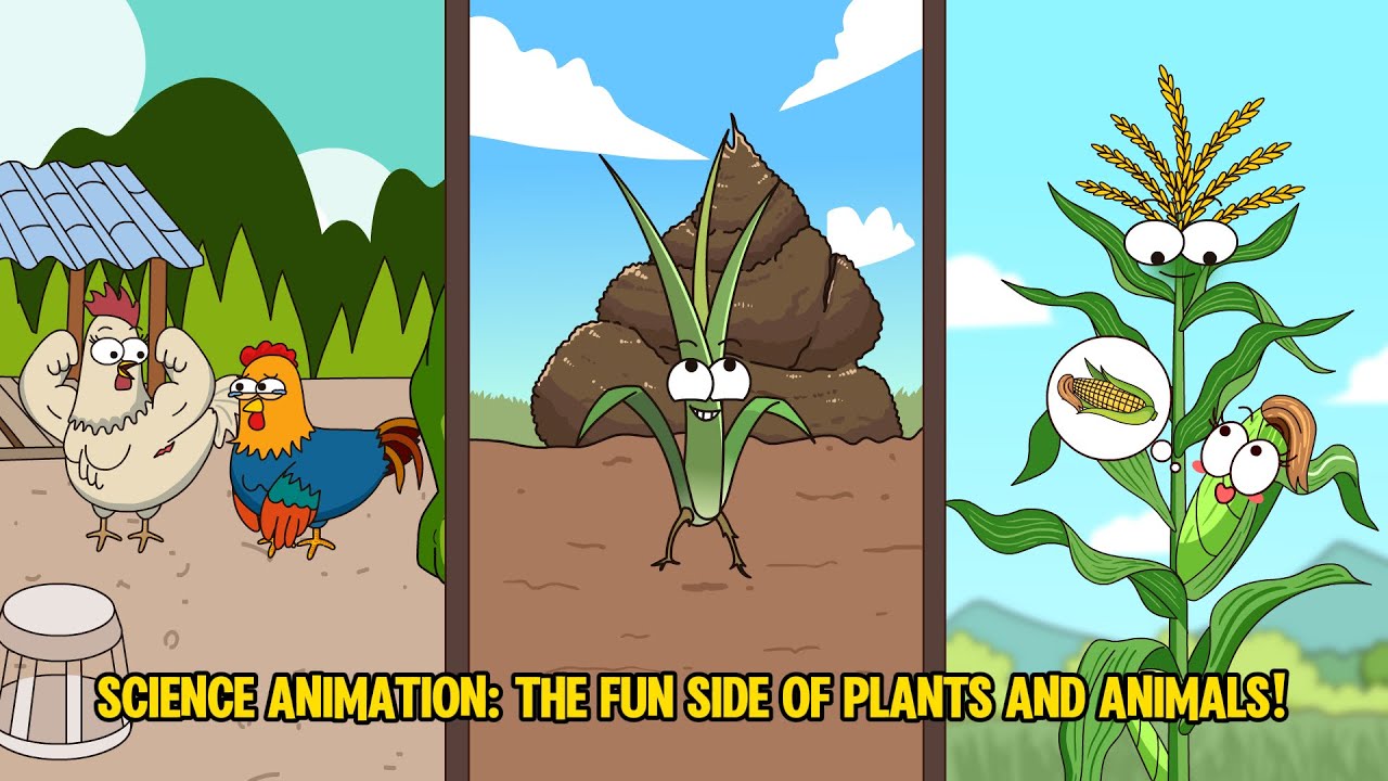 Plants and animals: Using cartoon characters to explain complex concepts in a simple and fun way