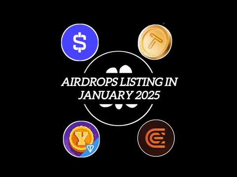 Top 7 AIRDROPS listing 2025 #telegram #shorts #airdrops #crypto