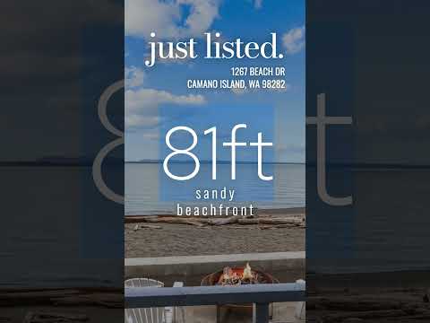 1267 beach drive Camano Island, WA