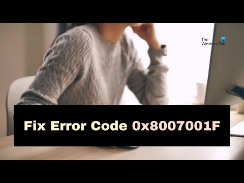 Fix Error Code 0x8007001F on Windows 11