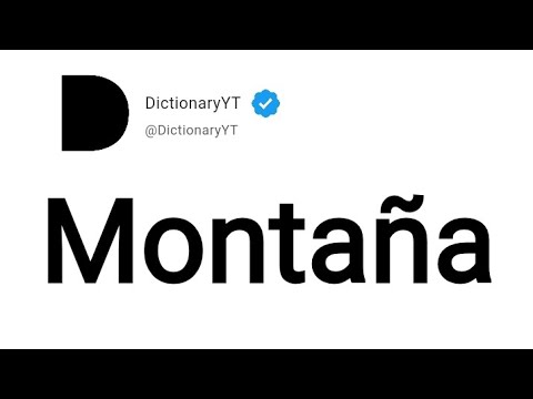 Montaña Meaning in English