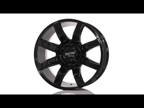 Moto Metal MO804 Spider Gloss Black Wheels | 4WheelOnline.com