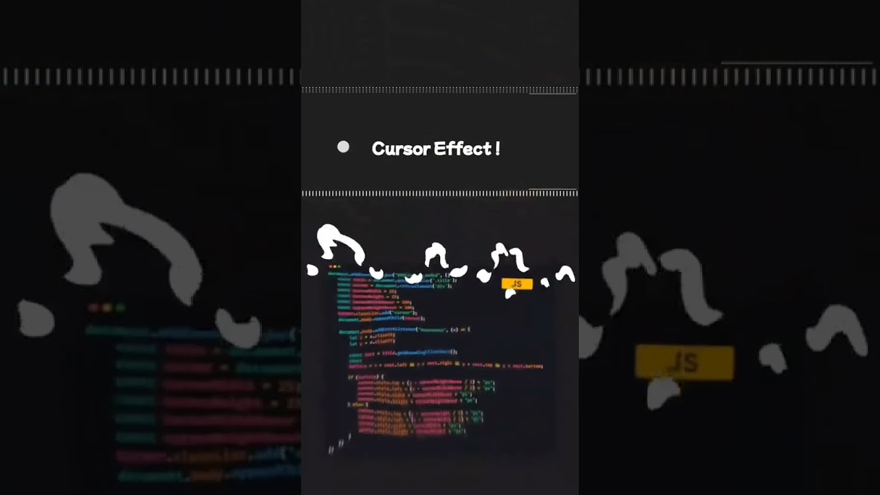 🖱️ Custom Cursor Effect with CSS | Unique Hover Animations 🚀