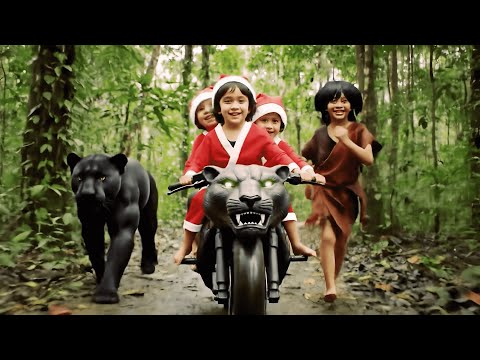 Jingle Bell Song | Jingle Babies in Jungle | Cute Baby Dancing | Christmas Song for Toddlers