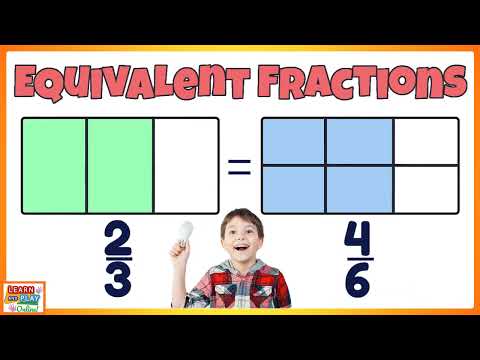 Equivalent Fractions for kids- NO VISUALS