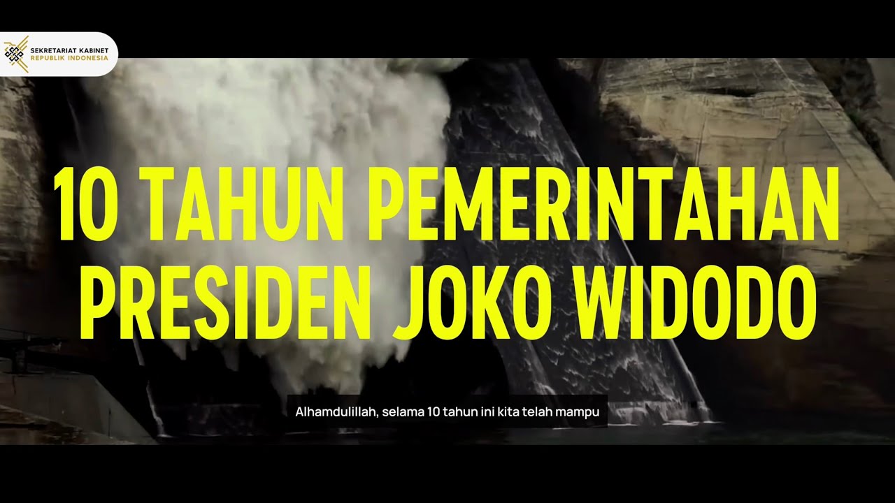TERIMA KASIH ATAS 1 DEKADE PEMERINTAHAN KABINET PRESIDEN JOKOWI