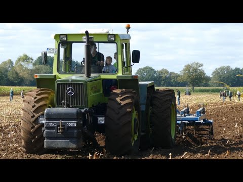 Mercedes-Benz Tractors Working Hard In The Field - Rare and Special MB TRACS