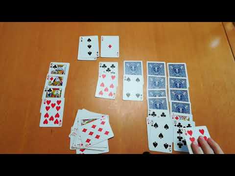 Ferienfreizeit Buchloe: Patience - kleine Harfe (ein Kartensolospiel)