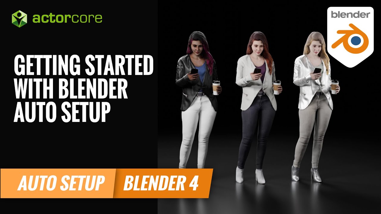 Getting Started with Blender Auto Setup | ActorCore Tutorial