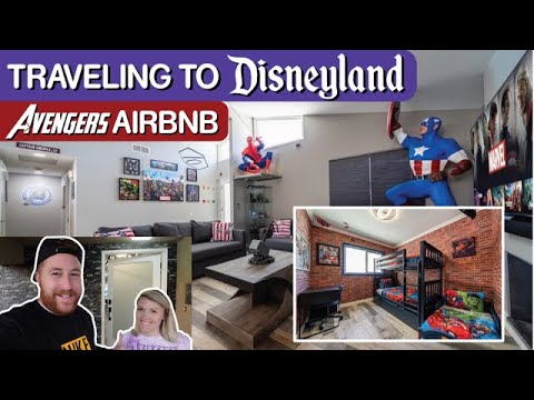 Traveling to Disneyland \\ Tour of our Avengers AirBnB \\ Christmas time at Disneyland