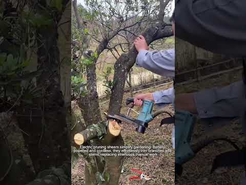 Electric Pruning Shears Effortless Gardening Good tools and machinery can increase work efficiency