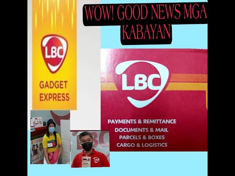 LBC MAY GOOD NEWS PARA SA MGA OFW! LBC GADGET EXPRESS!