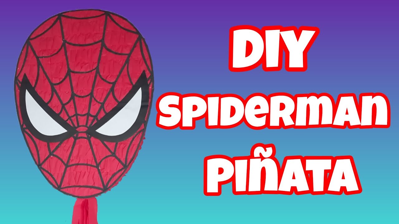 DIY SPIDERMAN PIÑATA | BRICOLAJE | PASO A PASO | COMO HACER | lourdestiny | HOW TO MAKE