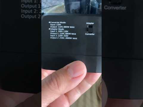 Power adapters and CONVERTERS for travel in Europe
