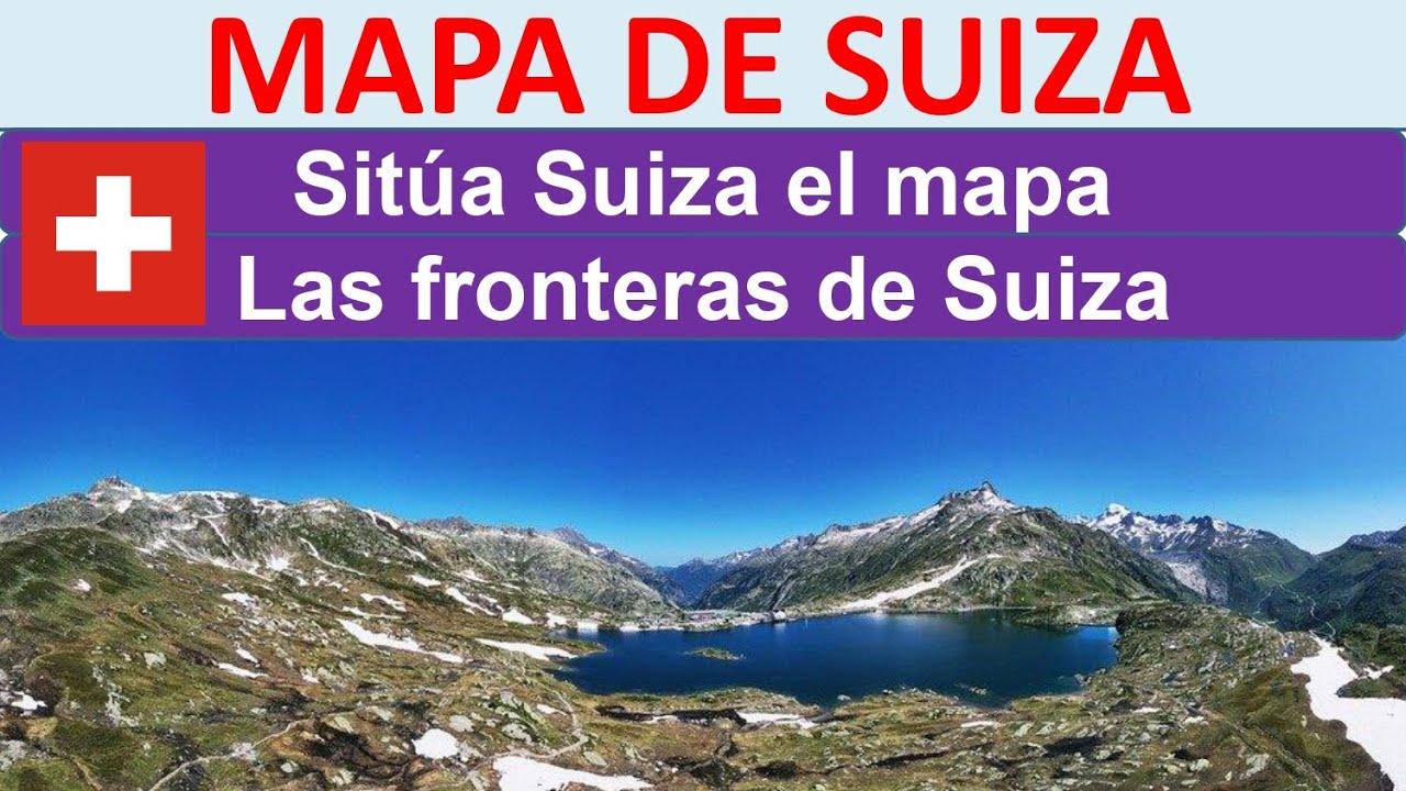 Mapa de Suiza. Donde esta Suiza
