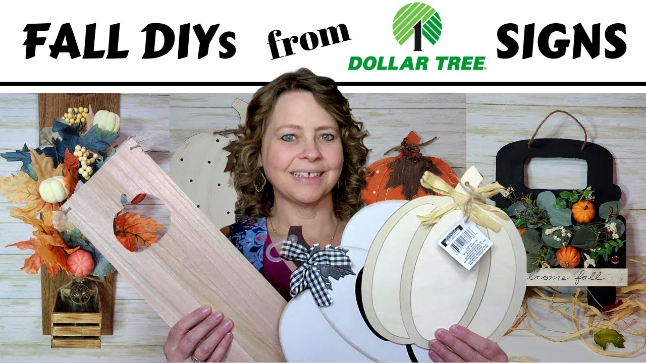FABULOUS Dollar Tree DIYs - High End FALL DECOR from Dollar Tree Wood Signs