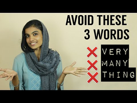 3 words to avoid in English | Improve your vocabulary | Use smart words | Advanced English |
