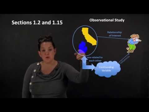 Observational Studies and Confounding Variables