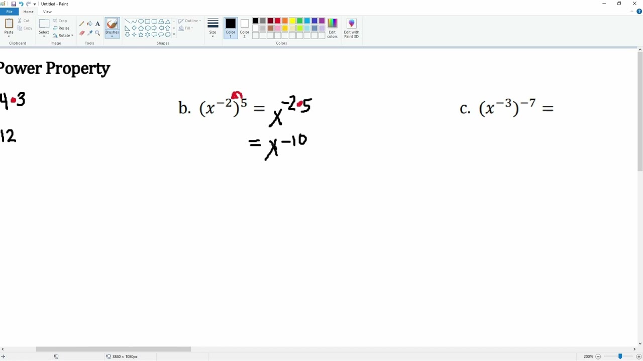 Chapter 13 Problem 4 Power of a Power Property