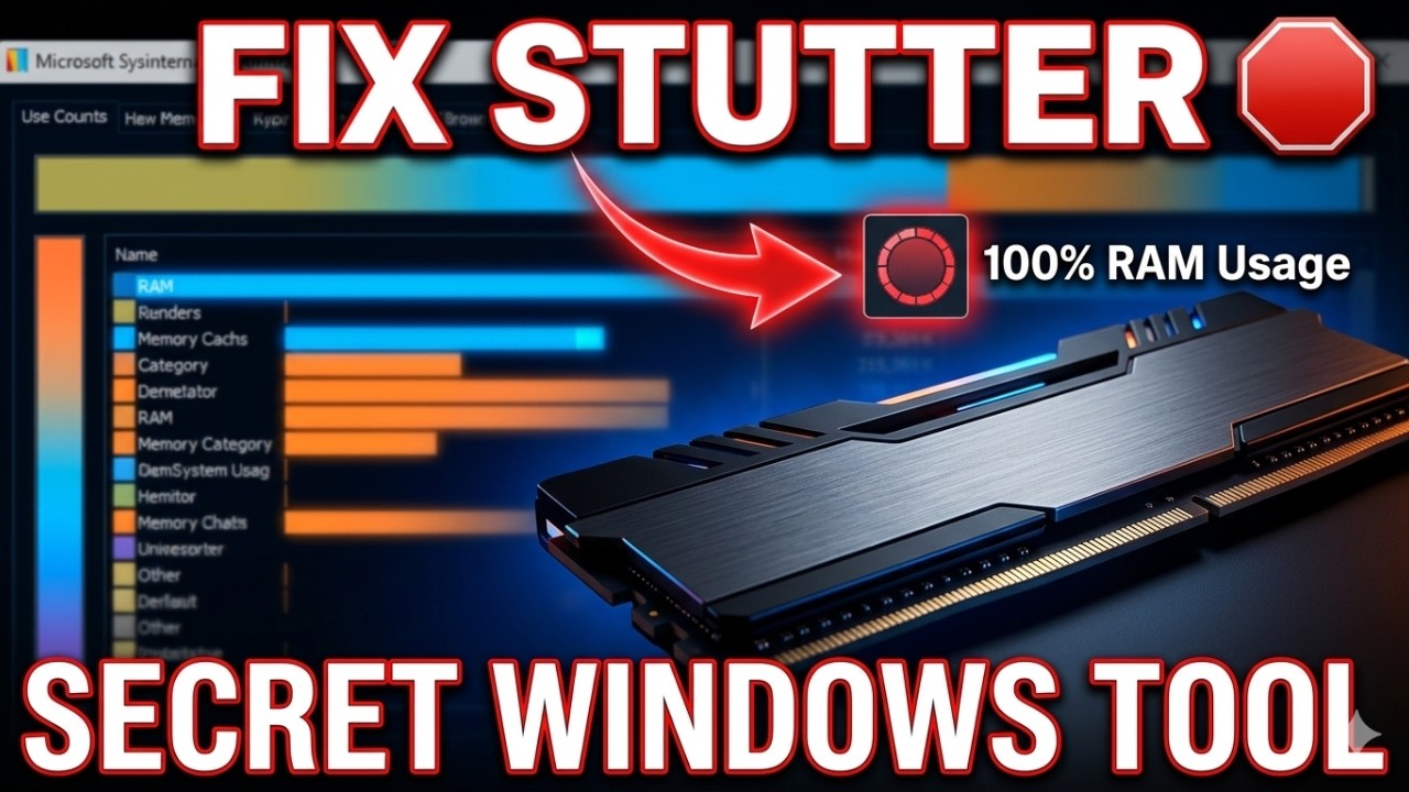 STOP Windows Stutter! How to Use Microsoft RAMMap Like a Pro