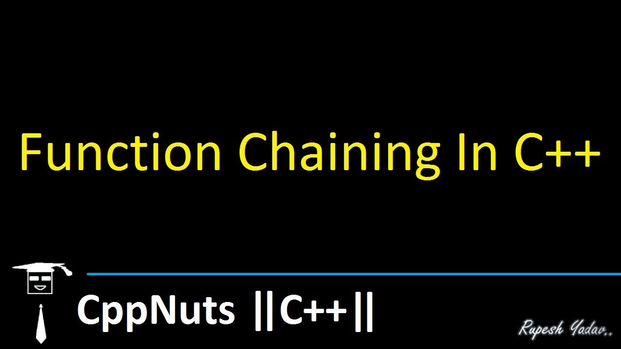 Function Chaining In C++