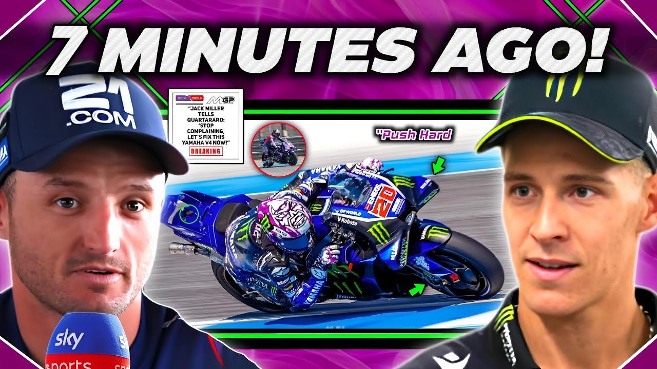 Jack Miller DROPS BIG BOMBSHELL on Quartararo as Yamaha V4 FAILS to IMPRESS at Buriram!
