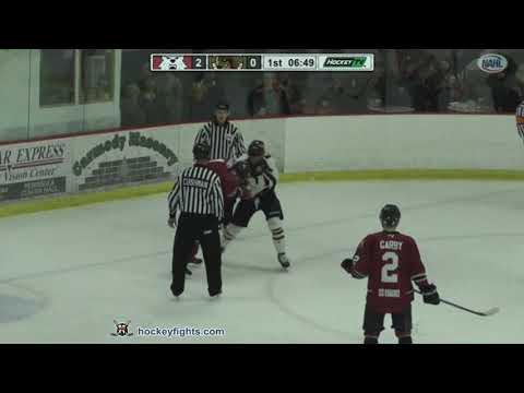 Tanner Edwards vs. Connor Scahill, March 22, 2019 - Fairbanks Ice Dogs ...