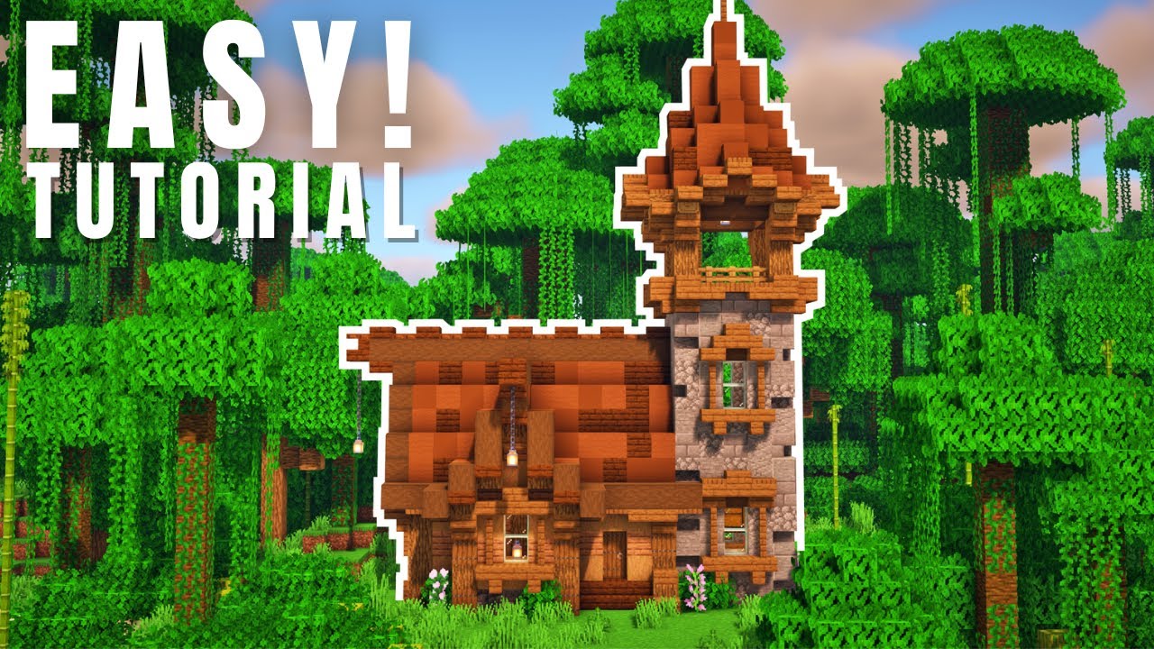 Minecraft: How to Build a Cozy Tower House Tutorial - Minecraft Builders