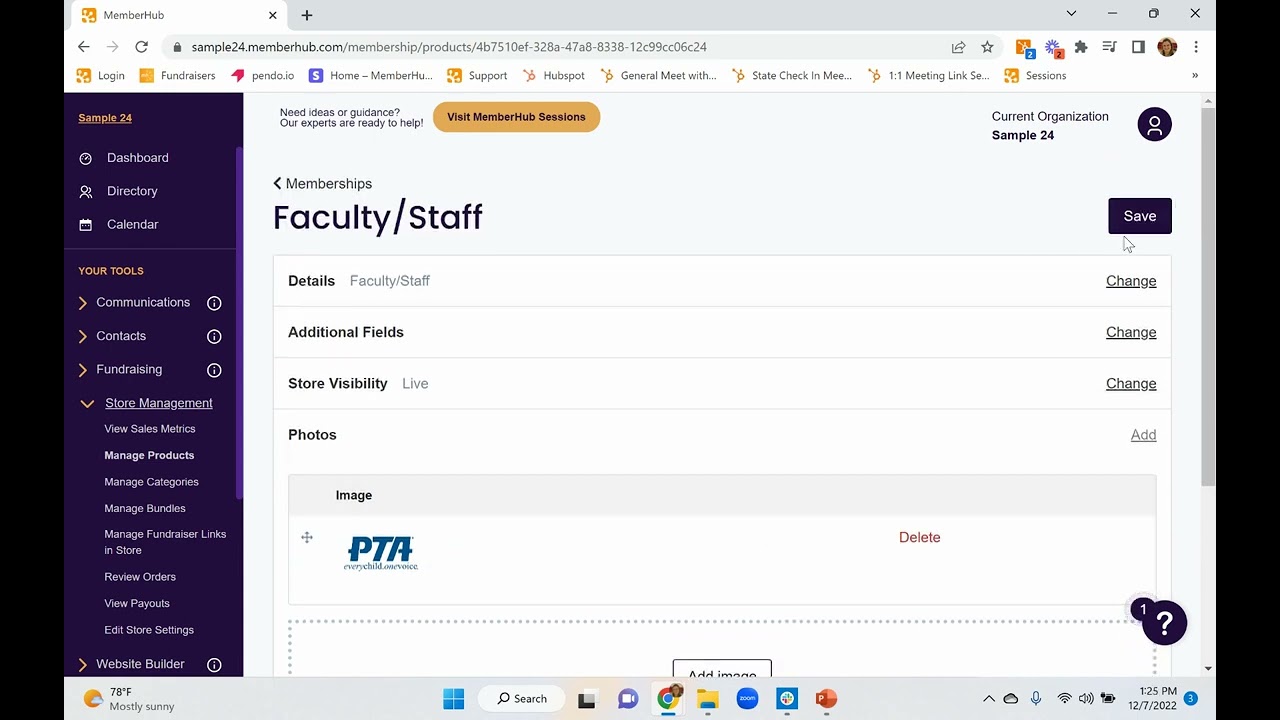Setting up Membership Products