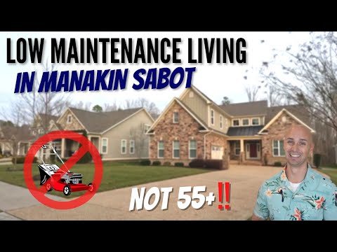 Low Maintenance Living In Manakin Sabot VA | NO Age Restrictions | Homes With HOA Provided Lawn Care
