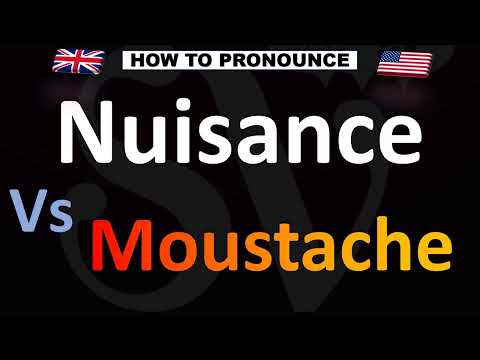 How to Pronounce Nuisance and Moustache (CORRECTLY!)
