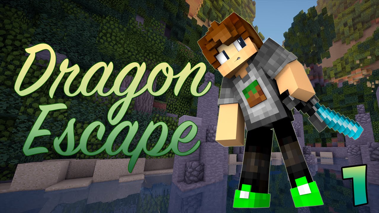 Minecraft: Dragon Escape Ep. 1 - FIRST TRY!