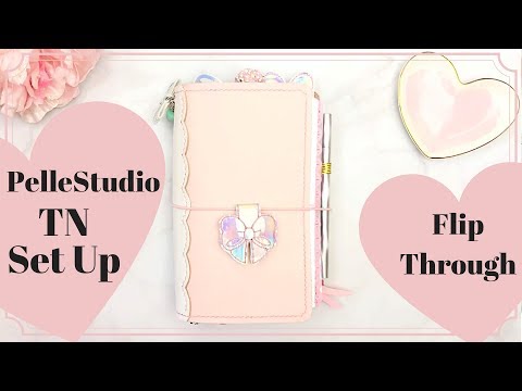 Pellestudio TN Set Up and Flip Through Using The Happie Scrappie May Sub - Review