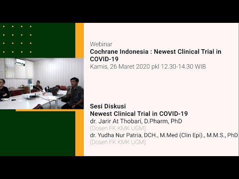 Sesi Diskusi Newest Clinical Trial in COVID-19