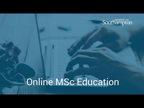 MSc Education online at the University of Southampton