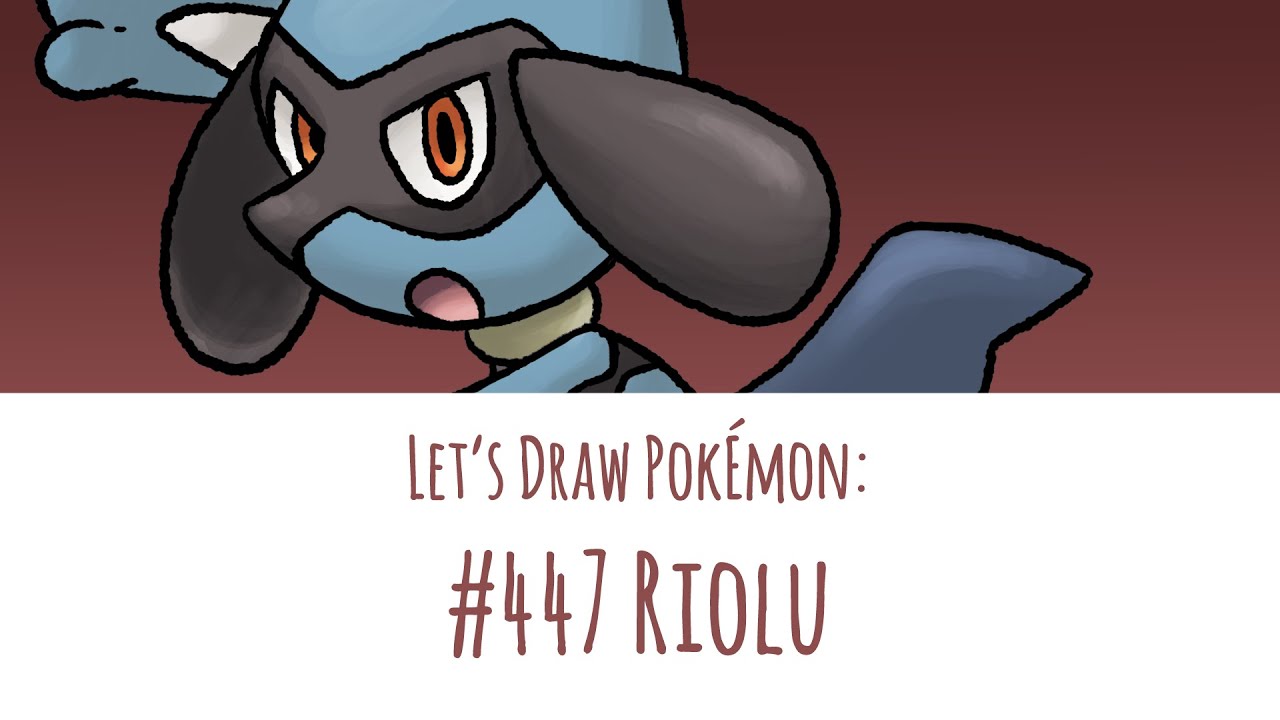 Let's Draw Pokemon: #447 Riolu