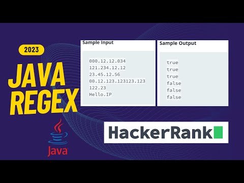 Java Regex Hackerrank | IP Pattern matcher | String Problem and Solution