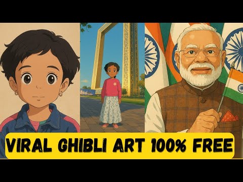 🔥How to make Studio Ghibli Style Images Free Viral AI Trend | ChatGPT & Grok | Shahrukkhan Ghibli