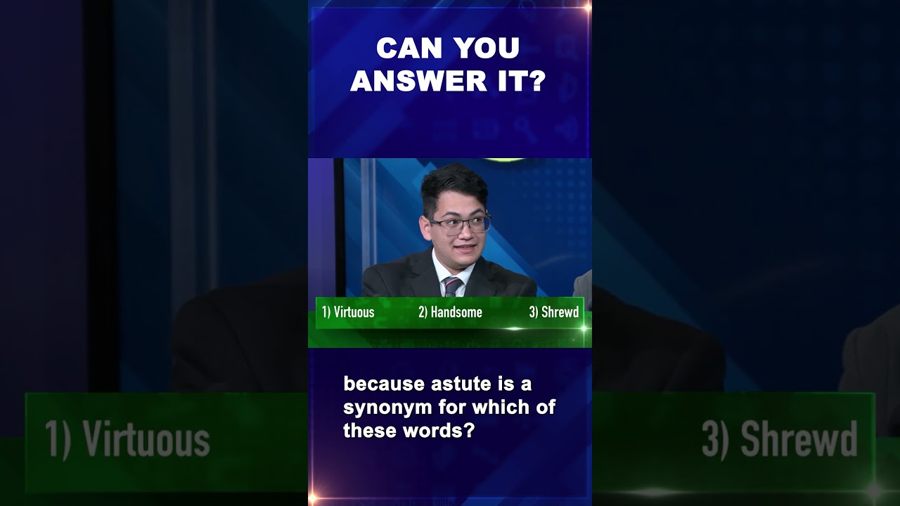 The daily quiz from It's Academic!