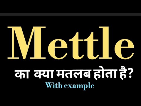 mettle meaning l meaning of mettle l mettle ka matlab hindi mein kya hota hai l vocabulary