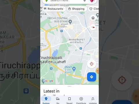Satellite view in mobile #map satellite view #shorts