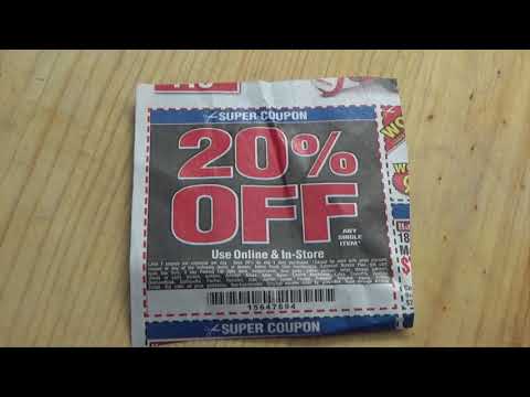 Harbor Freight Coupon - Read The Fine Print