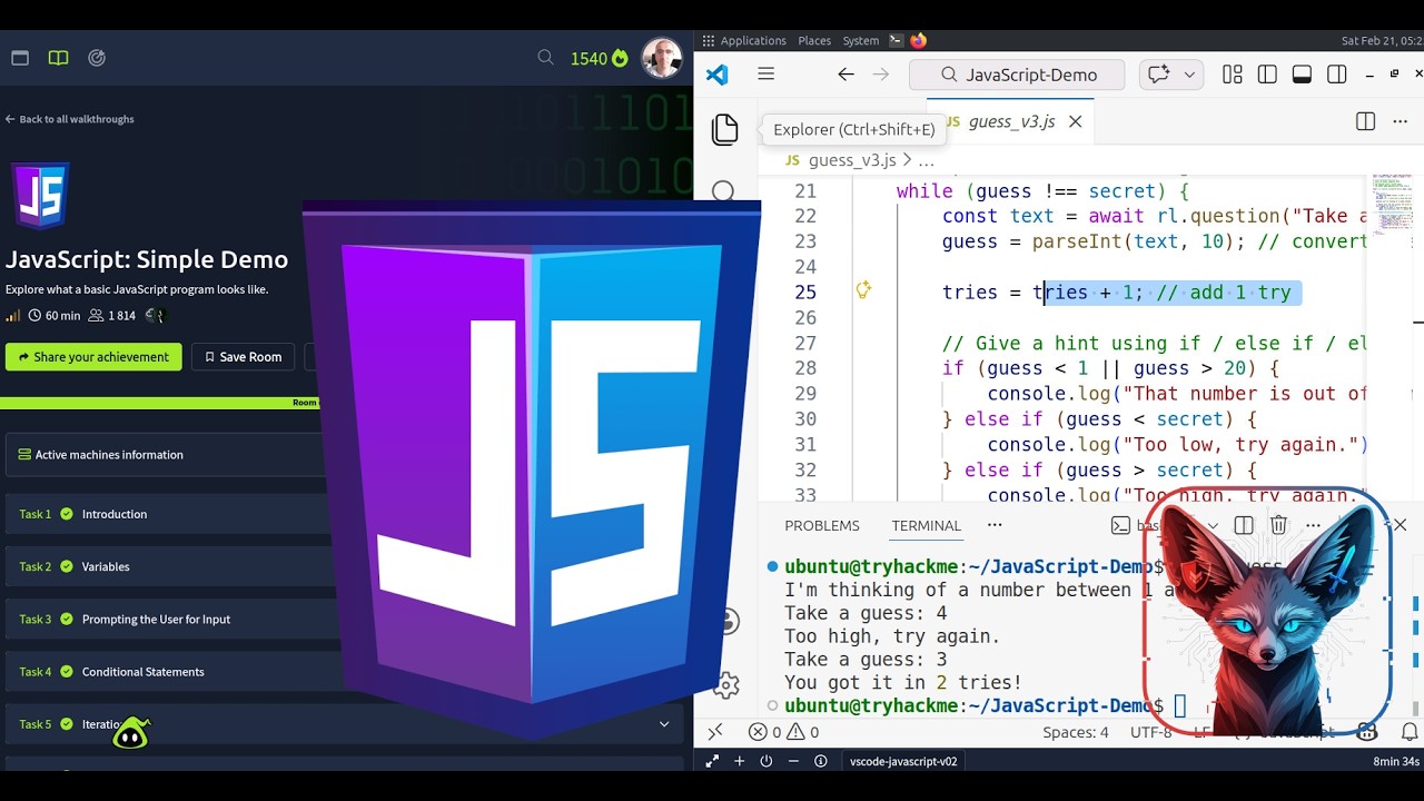 TryHackMe JavaScript: Simple Demo | Full Walkthrough 2026