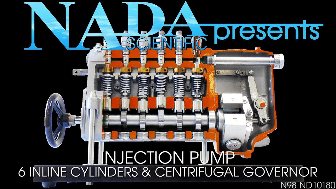 Injection Pump with 6 Inline Cylinders and Centrifugal Governor - NADA Scientific