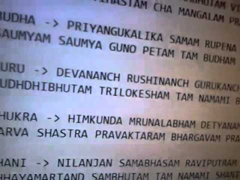 Navgrah mantra english