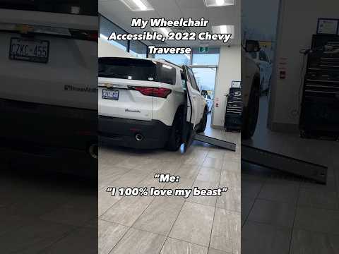 Ultimate Freedom: Exploring My BraunAbility Chevy Traverse 2022!  #shorts30 #chevy #quadriplegic