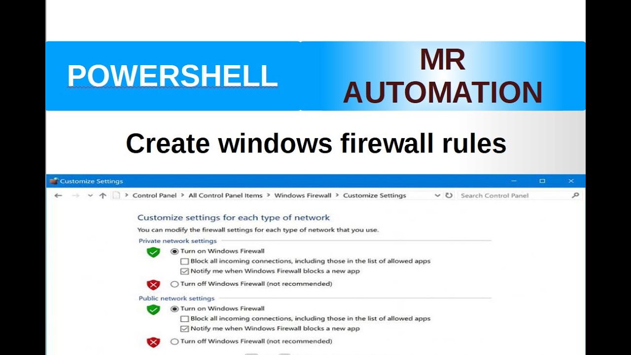 PowerShell S1E46 (Firewall rules)