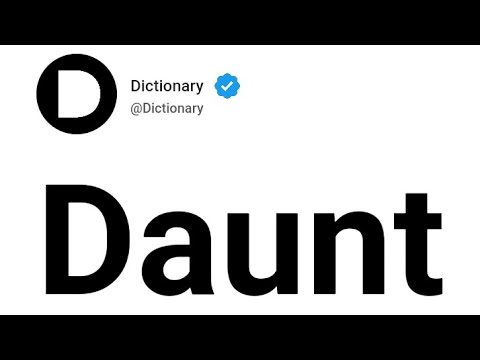 Daunt Meaning In English